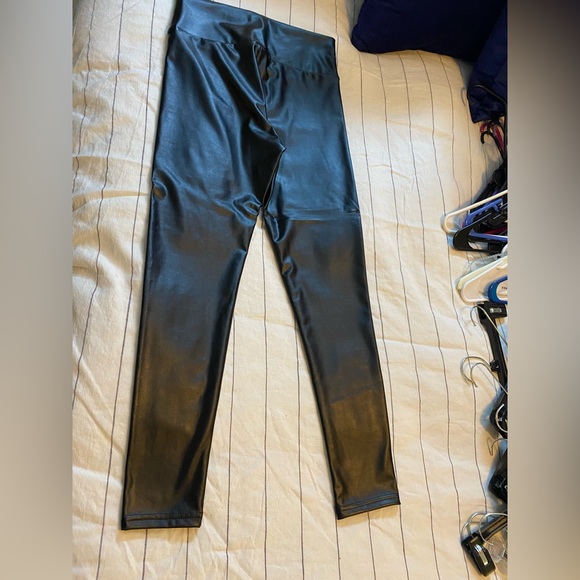 Tagoo | Pants & Jumpsuits | Tagoo Faux Leather Black Pants Size Small ...